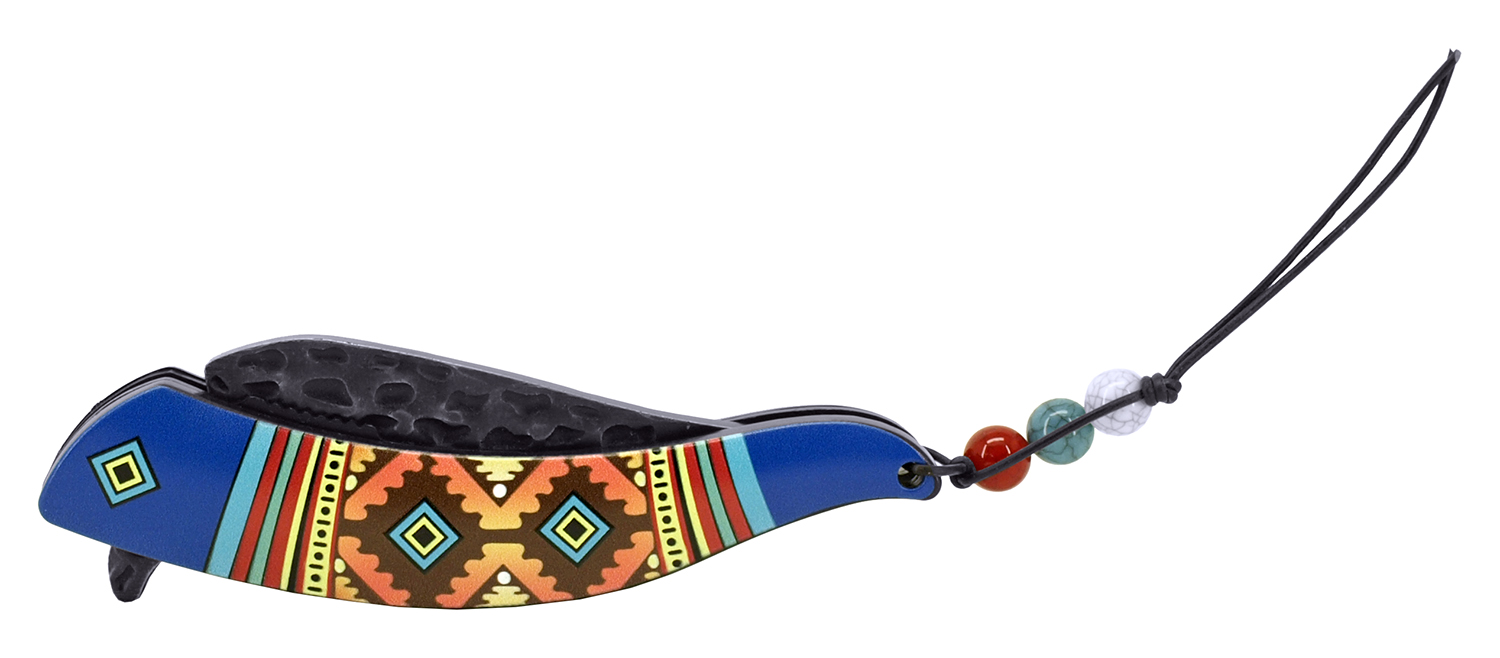 5" Aztec Indian Design - Blue