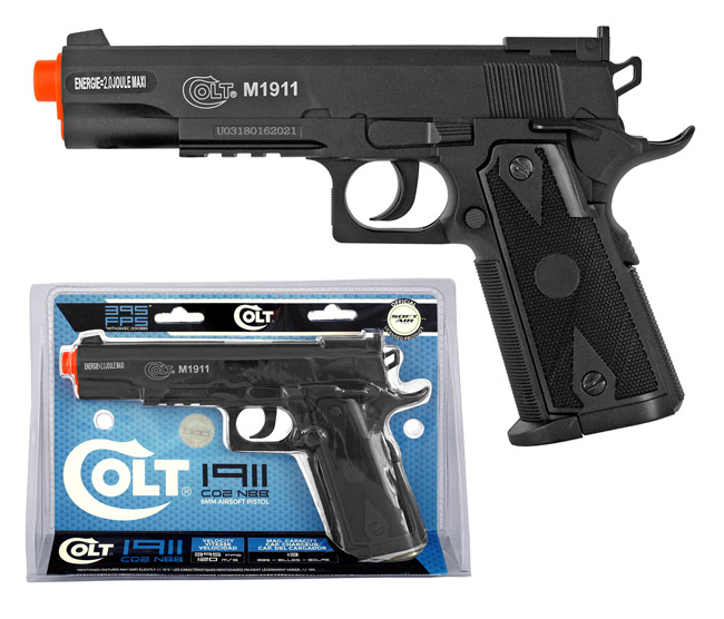 Colt 1911 CO2 Powered NBB Airsoft Pistol