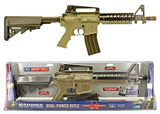 Marines MCER02 Airsoft Dual-Power Rifle