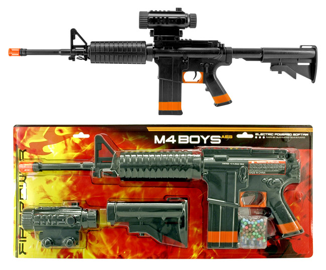 M4 Boys AEG Airsoft Rifle - Black